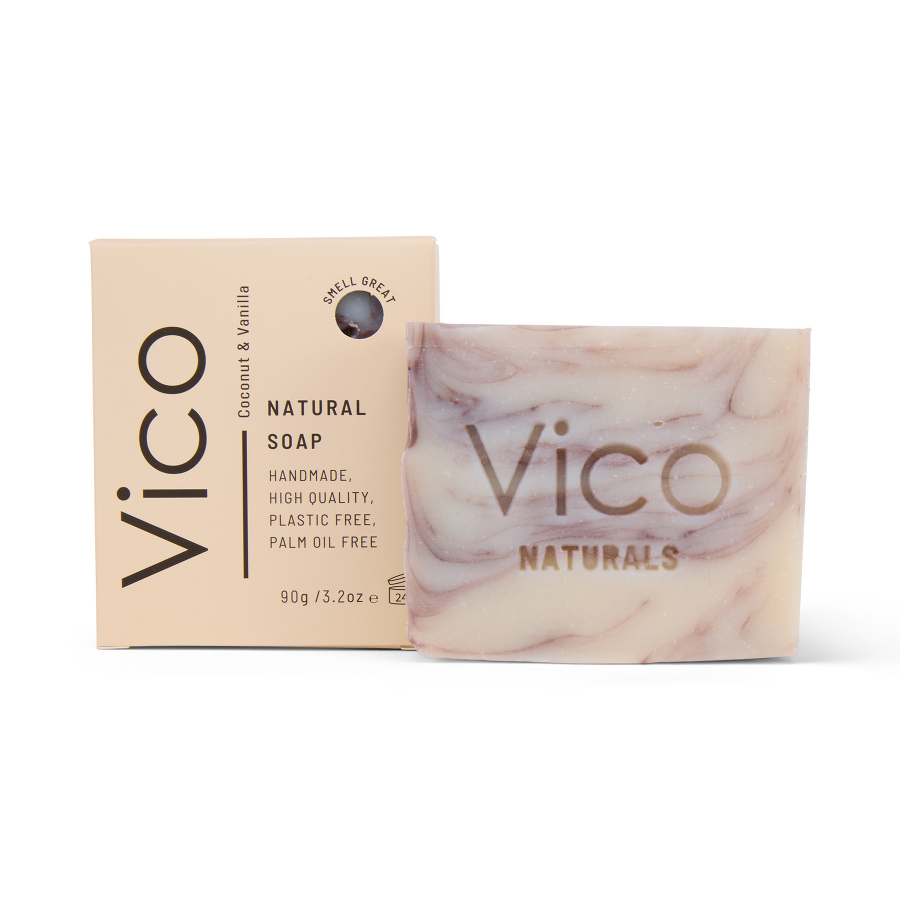 Vico Coconut & Vanilla Natural Body Soap Bar – Vico Deodorant